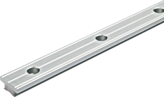 Marine Boat Antal Aluminum t-rails 32x6 cut out 6mm hole spacing 50mm ...