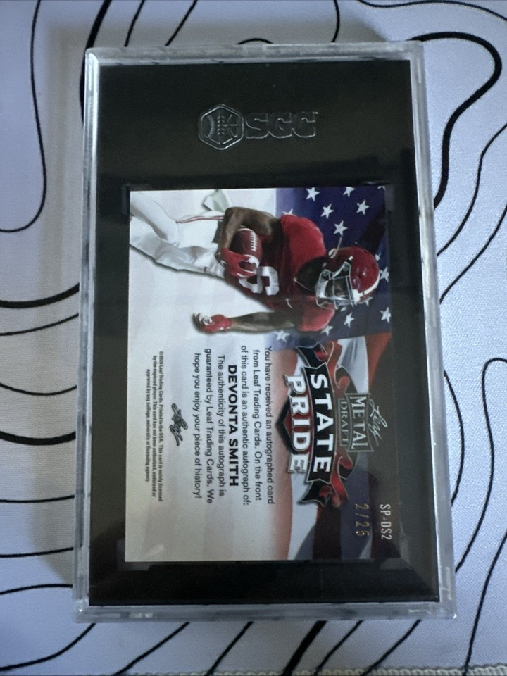 Devonte Smith Purple State Pride Auto 2/25 Sgc9 | eBay