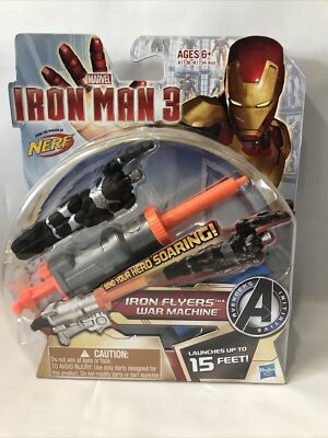 Marvel Ion Man Iron 3 Flyers War Machine Launcher Hasbro Ages 6+ | eBay