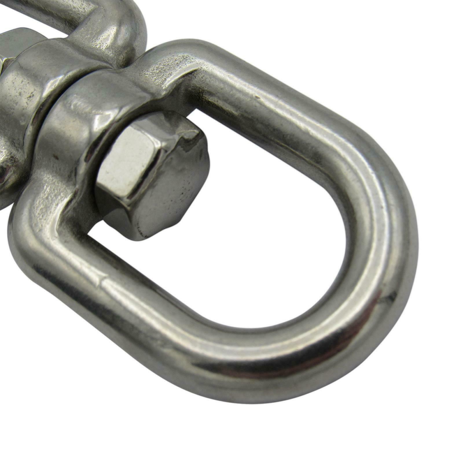 Jaw Eye Swivel Shackle Stainless Steel 13MM (Marine Boat Sailing Pin ...