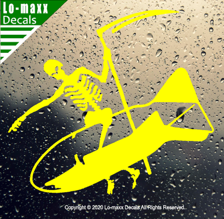 Bomb Riding Grim Reaper Military Nose Art High Quality Die Cut Vinyl ...