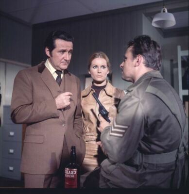 The Avengers Original Transparency Patrick MacNee Penelope Horner Brian ...
