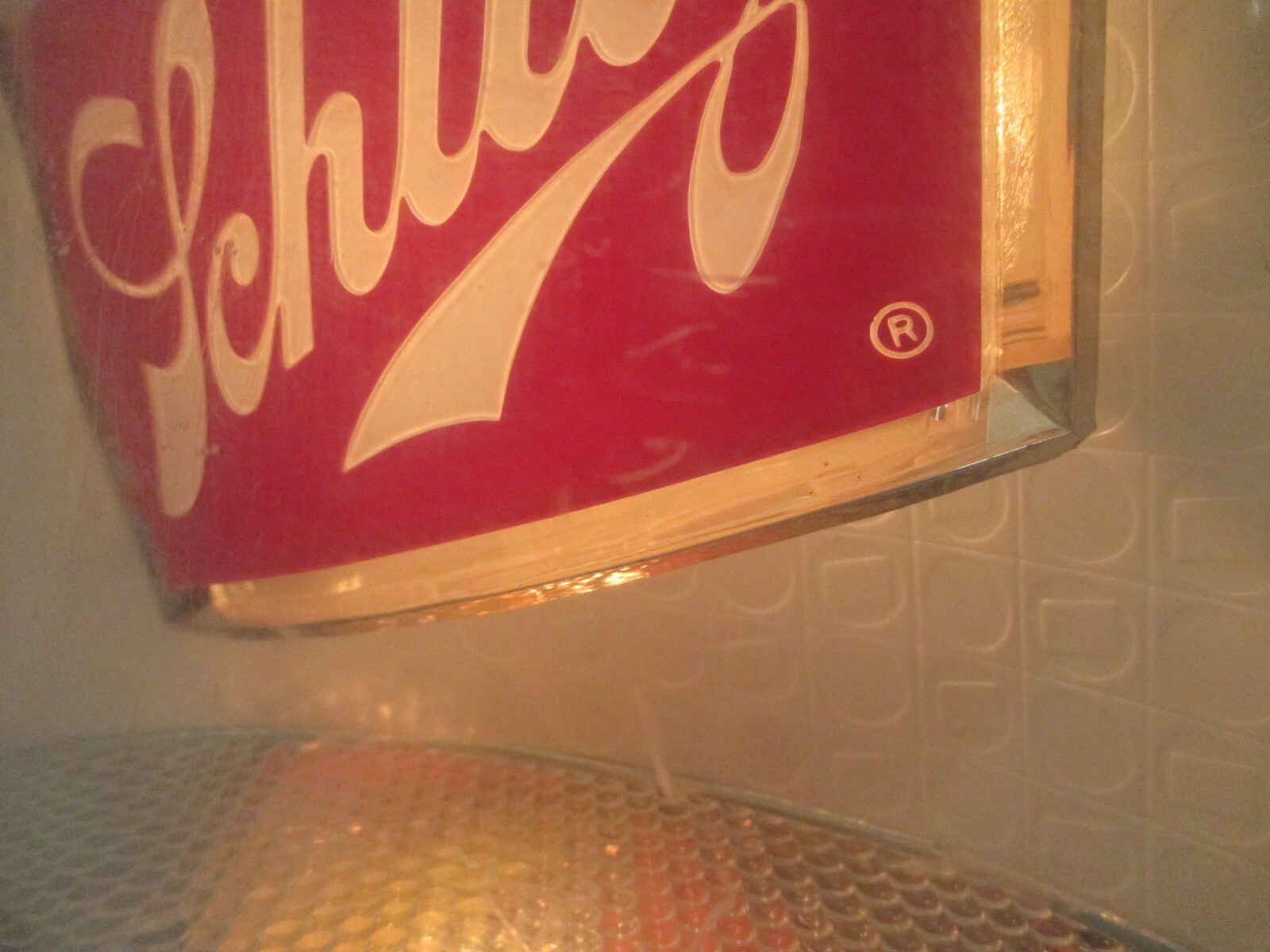 Vtg 1960s 1964 Schlitz Real Gusto Beer Advertising Motion Light Bar ...