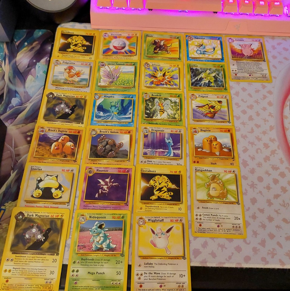 1st Edition - Old Pokemon Cards - 100% 5 card Vintage Pack - ONLY WOTC ...