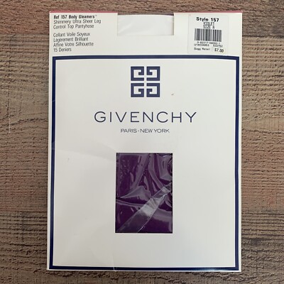 Givenchy Body Gleamers Control Top Pantyhose Violet Size A Style 157 | eBay