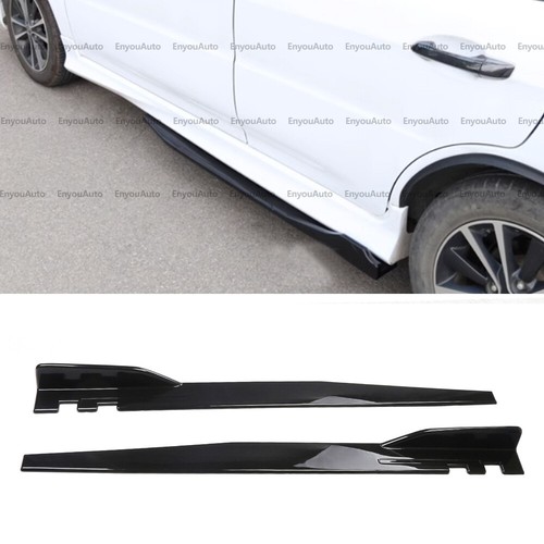 for Mercedes-Benz E200 E300 46" Side Skirt Extension Rocker Panel ...