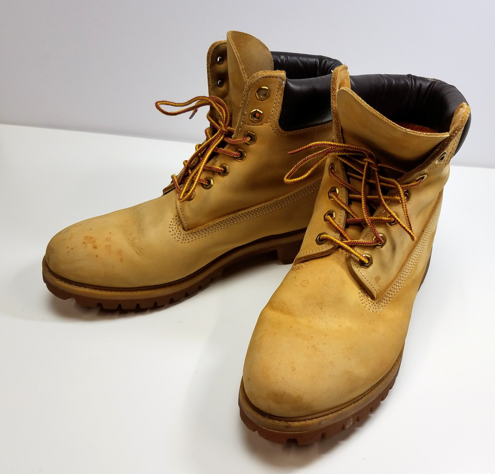 TIMBERLAND Men's Nubuck 6 inch Waterproof Boots 10061 Size 10.5 Medium ...