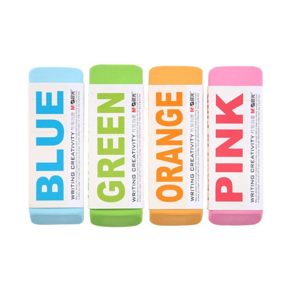 Extra Large Block Rubber Pencil Erasers Pinkycolor Large Eraser ...