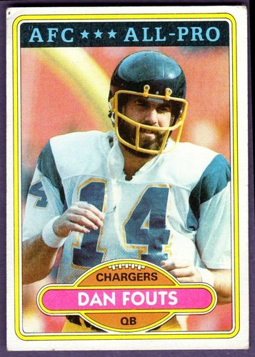 1980 Topps Dan Fouts San Diego Chargers #520 | eBay