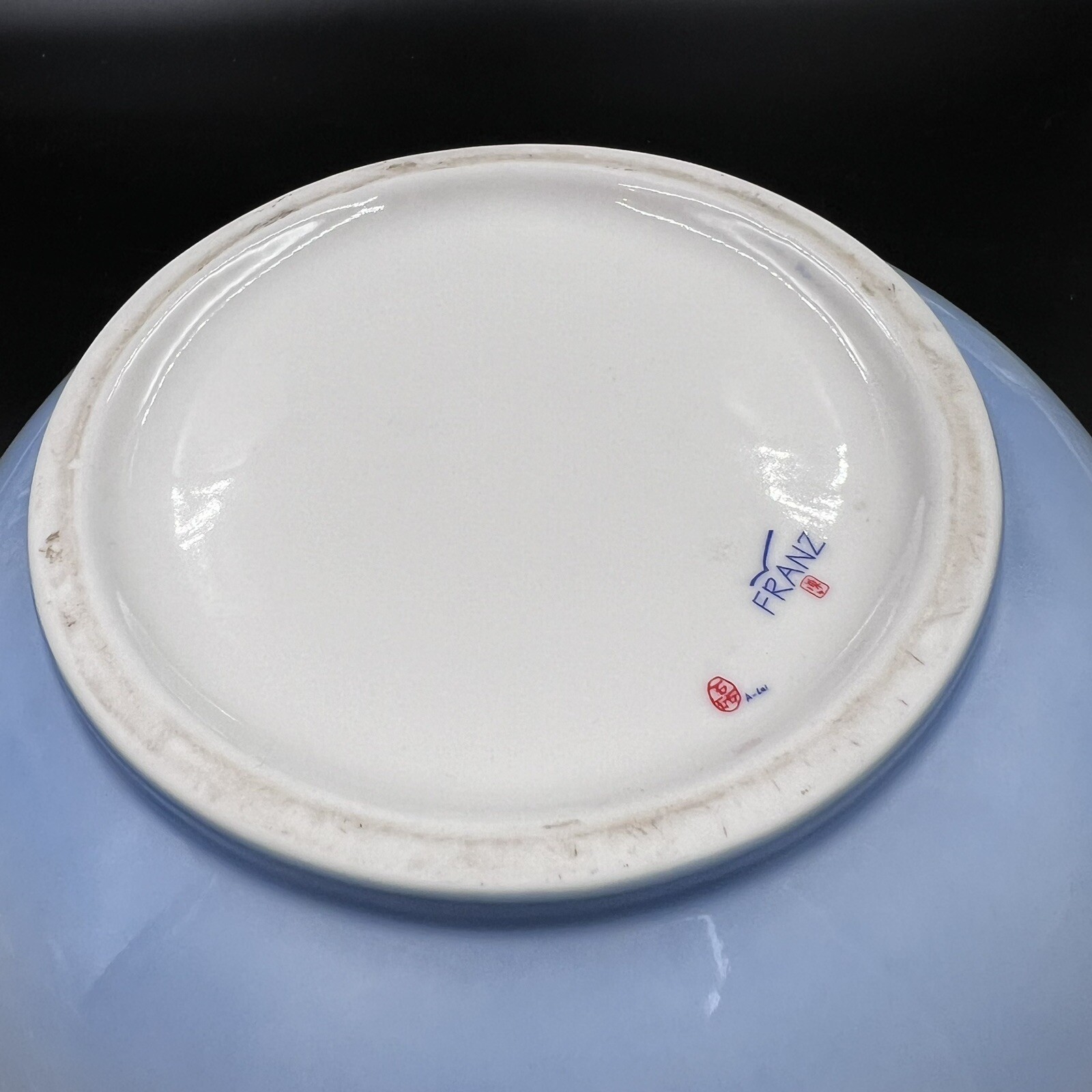 Franz Porcelain Amphibia Frog and Lily Pad Large 3-D Centerpiece Bowl ...