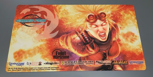 Magic MtG Grand Prix Houston 2010 Playmat Chandra Ablaze with Free ...