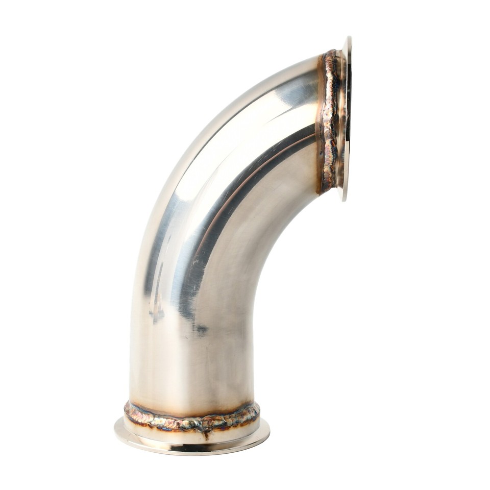 Universal 3" ID V-Band Flange Turbo Adapter 90 Degree T201 Stainless ...