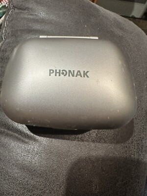 Phonak Naida P30-PR (Left+ Right) Graphite Gray Hearing Aids + Charger ...
