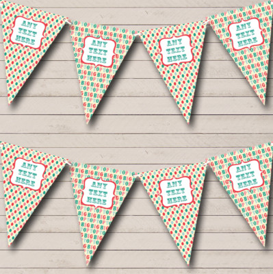 Party Banner Bunting Vintage Big Top Spotty Circus Children's Birthday ...