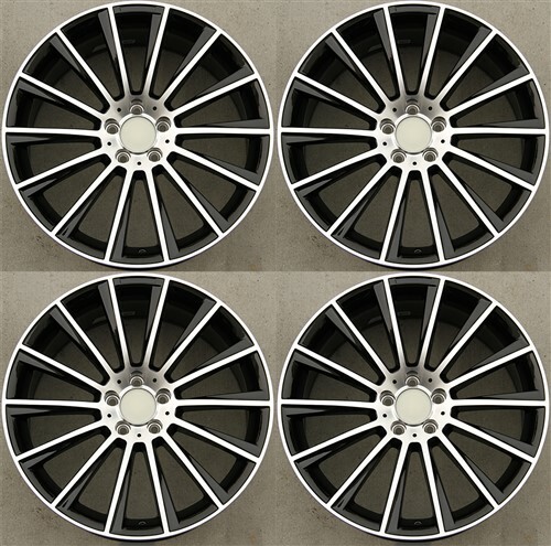 SET(4) 20" 20X8.5/9.5 5X112 WHEELS FIT E350 E550 E63 S500 S550 S600 ...