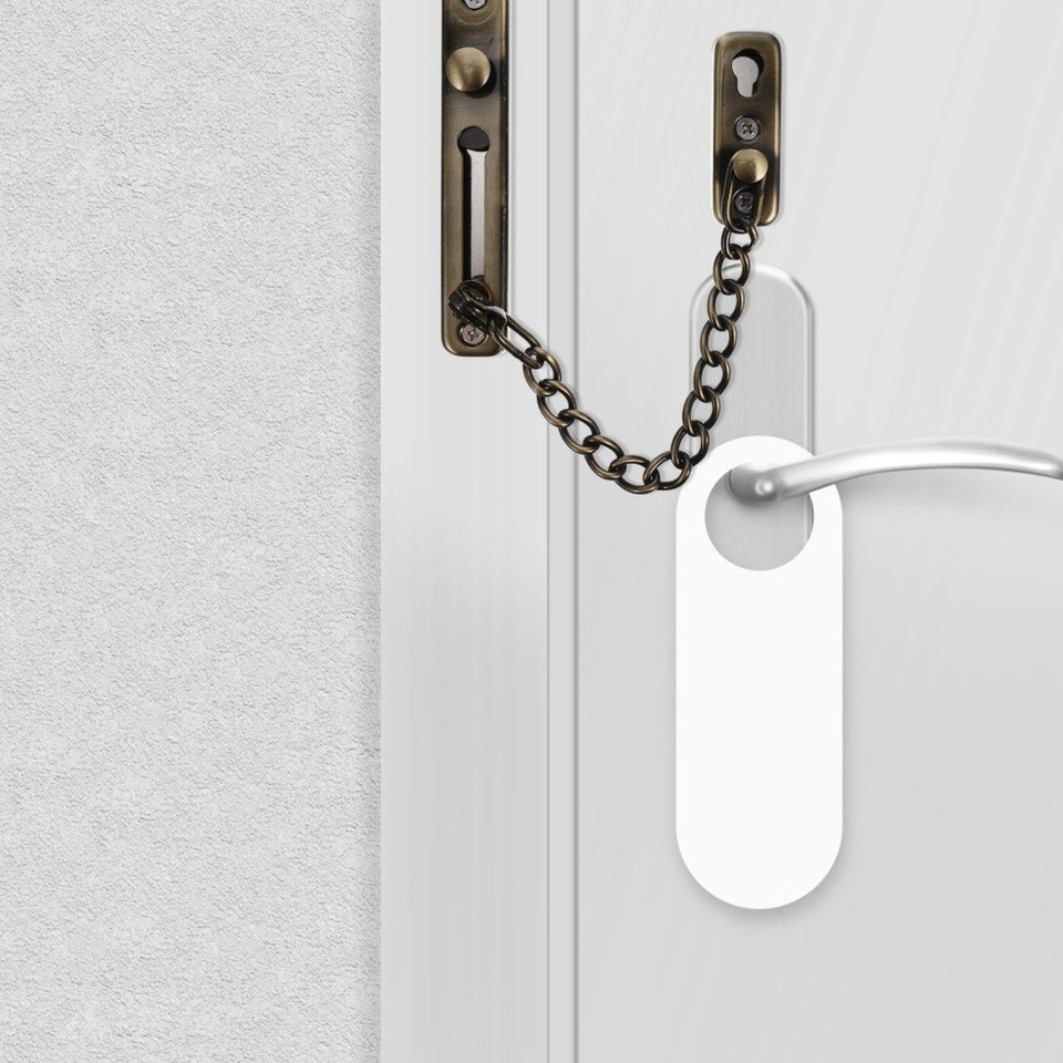 Punch Free Anti-theft Door Chain Latch Chain Lock for Inside Door | eBay UK