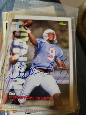 steve mcnair signed 1995 Classic Card | eBay