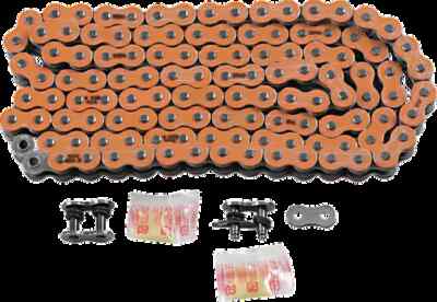 RK Orange 520 Max X Drive Chain 120 Links RX Ring Husqvarna TC250 02-17 ...