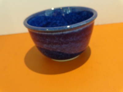 Chatham Pottery Deep Blue Bowl ~ 5 1/4" | eBay