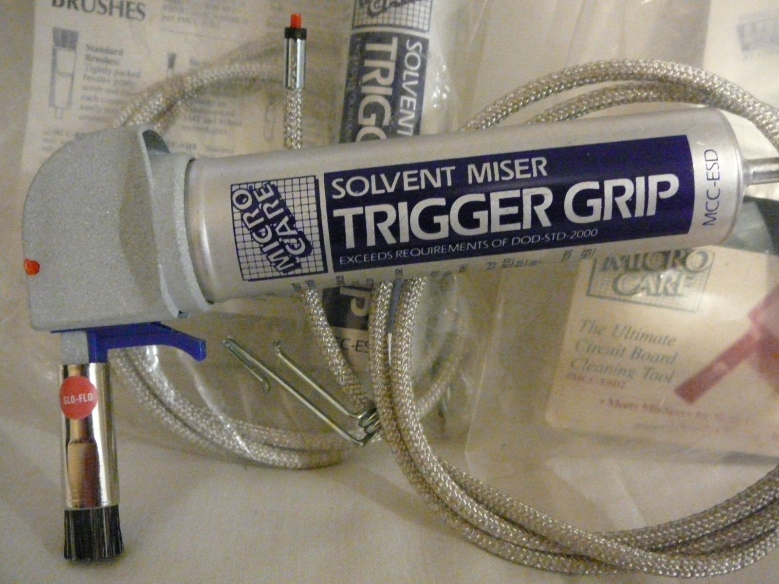 Micro Care SOLVENT MISER, MCC-ESD, DISPENSING GUN Trigger Grip LOT OF 2 ...