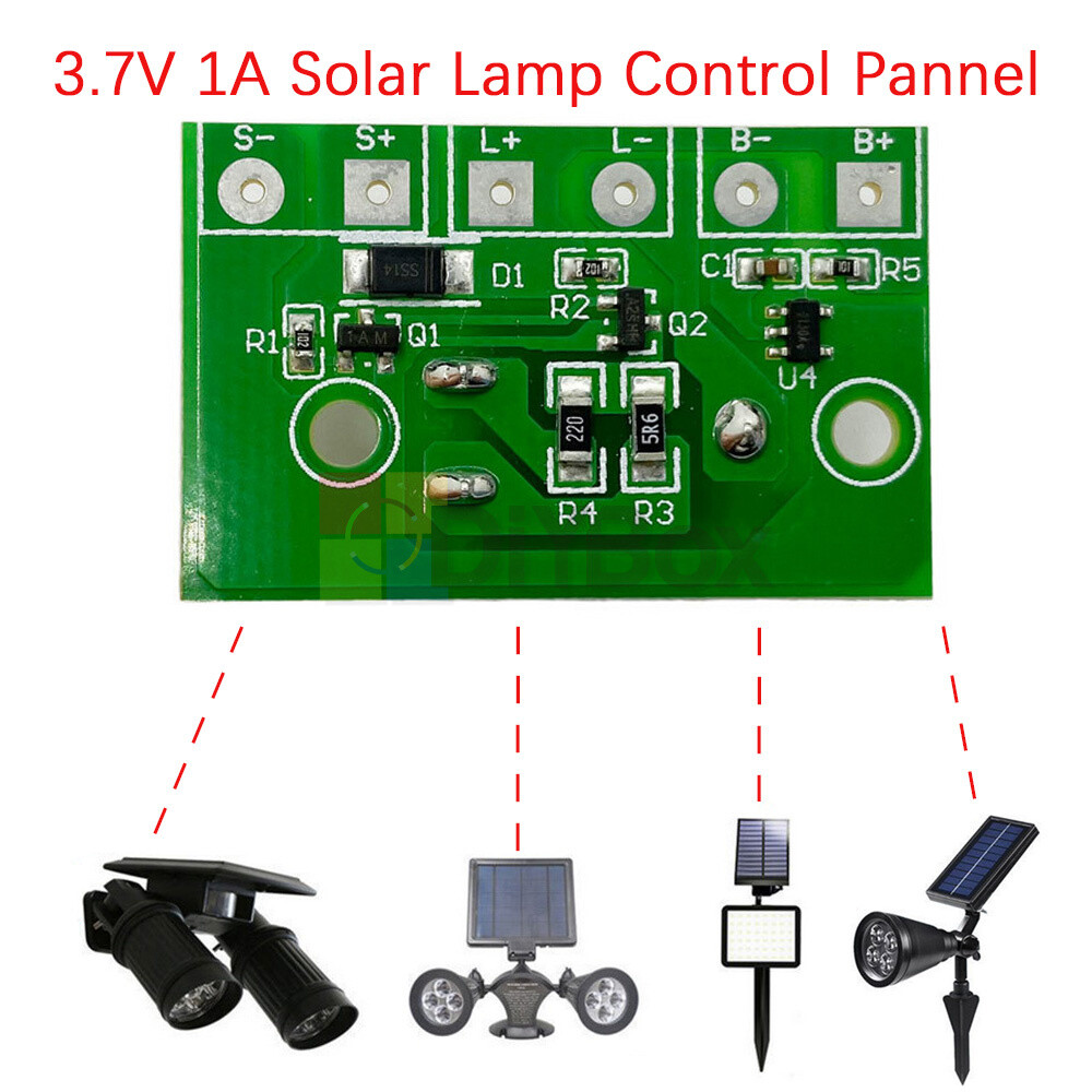 Solar Lamp Controller Lawn Control Pannel Photoinduction Circuit Board ...