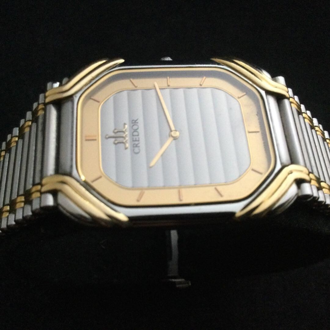 SEIKO CREDOR 2F70-5480 GKKF126 Stainless Steel Square Quartz SEIKO CREDOR 2F70-5480 GKKF126 Stainless Steel Square Quartz