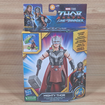 Thor Love and Thunder Mighty Thor Jane Foster Hammer Spins Figure 2022 ...