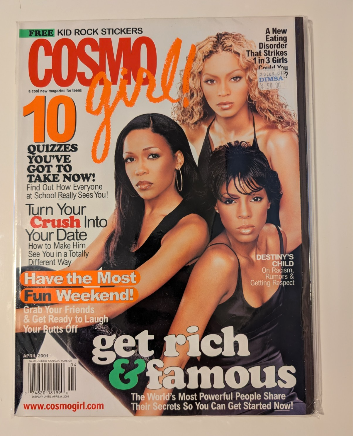 Destiny's Child Cosmo Girl April 2001 | eBay