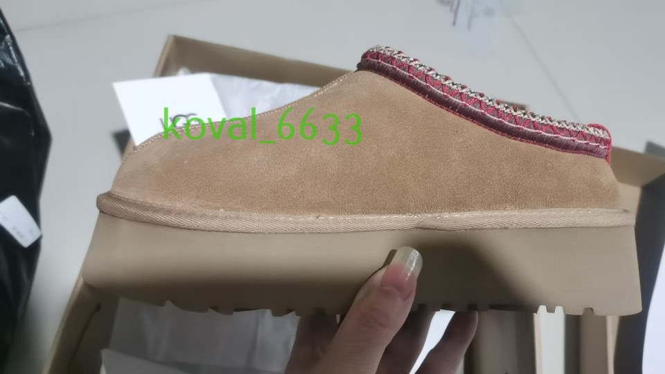 UGG Tazz Women's Size 7.5 Platform Slippers Brown warm winter 1122553 ...
