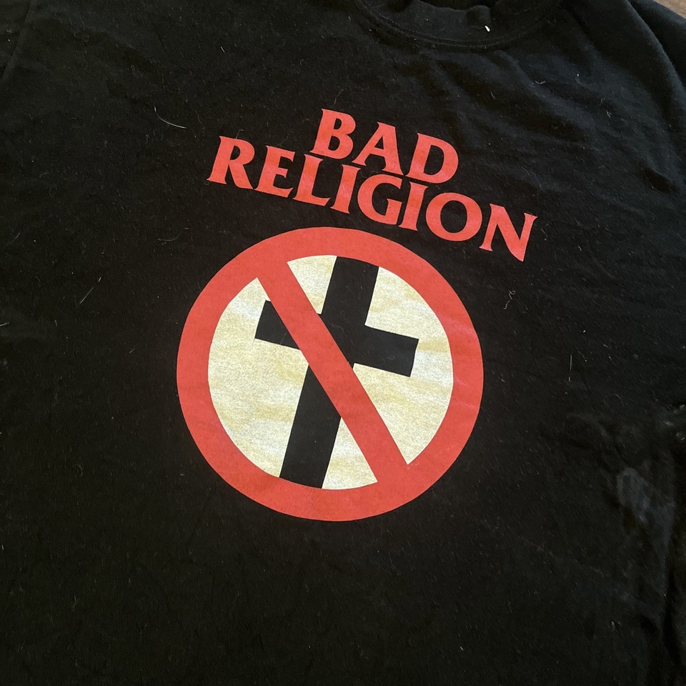 Vintage T-Shirt Bad Religion 90’s Punk Style Rock Metal Black M-L Band ...