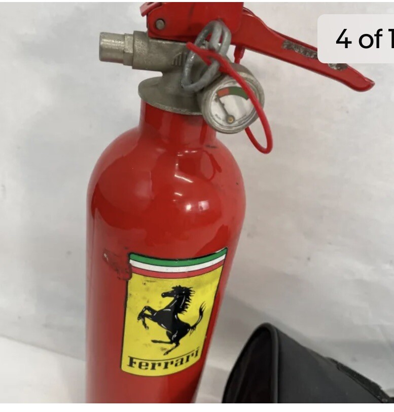 Ferrari Fire Extinguisher Genuine OEM RARE | eBay