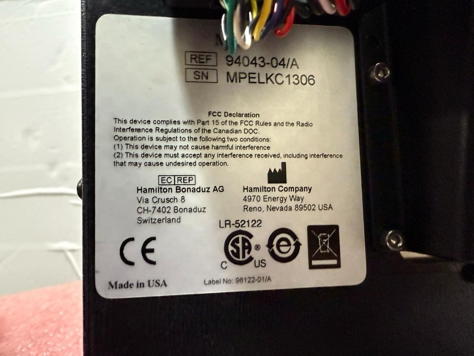 HAMILTON MPE2 94043-04A POSITIVE PRESSURE EXTRACTION SAMPLE EVAPORATION ...