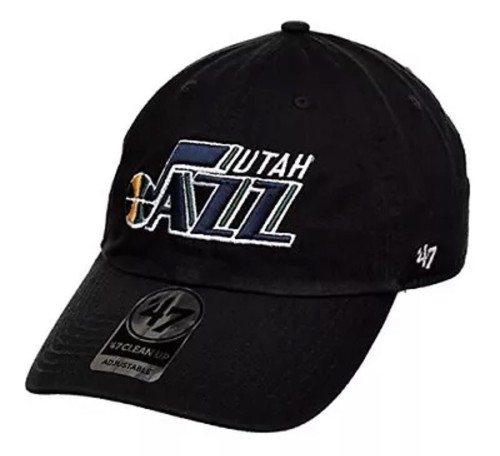 BRAND NEW Utah Jazz Black 47 Brand Clean Up Adjustable NBA Hat Cap | eBay