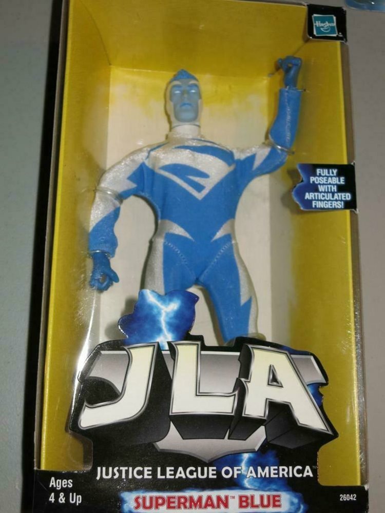 Superman Blue Justice League of America Action Figure by Hasbro NIB ...