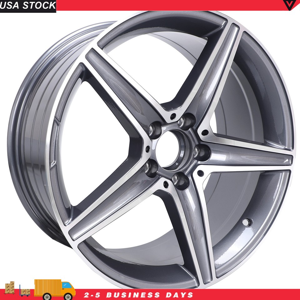 Set 4 Wheel Rims 18" X 8.5" Rim Fits Mercedes-Benz C200 C300 E300 E350 ...