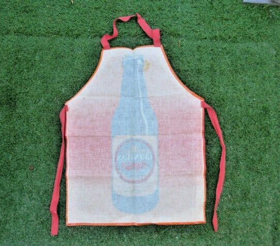 VINTAGE GUINNESS EXTRA STOUT IRELAND-MADE ST PATRICKS CANVAS BIB CHEF'S ...