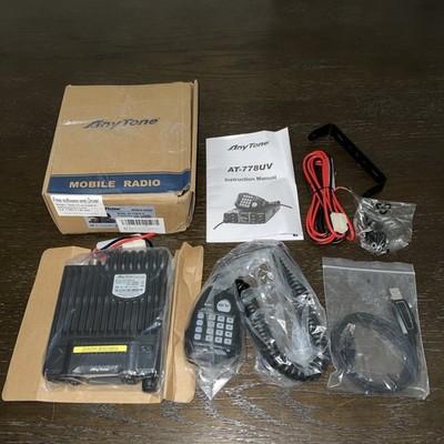 AnyTone AT-778UV II Dual Band Mobile Radio 25W VOX with Programming ...