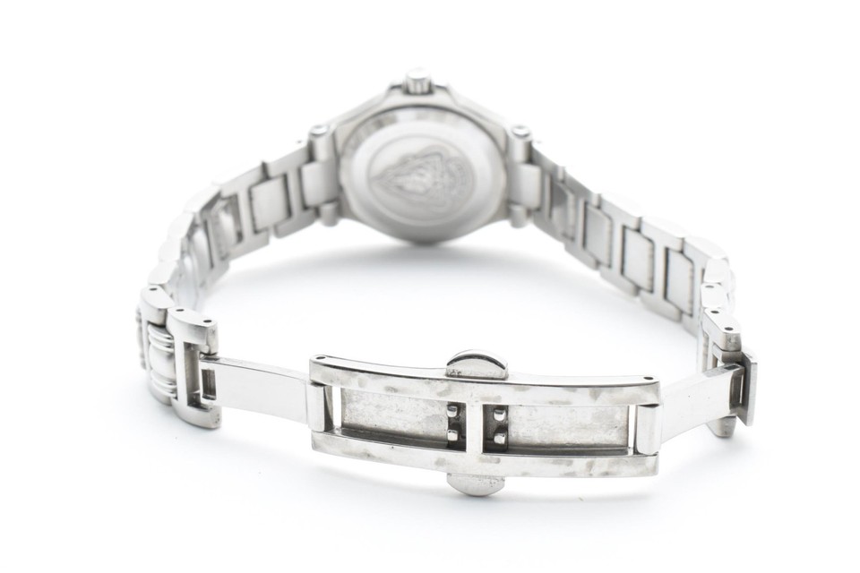 [NEAR MINT /Box] Vintage GUCCI 9040L Black Silver Date 26mm Quartz ...