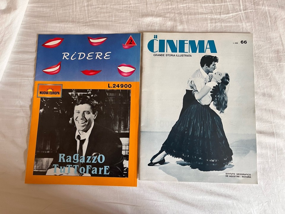 LOT 2 ITALIAN MAGAZINES WITH JERRY LEWIS ARTICLES | eBay