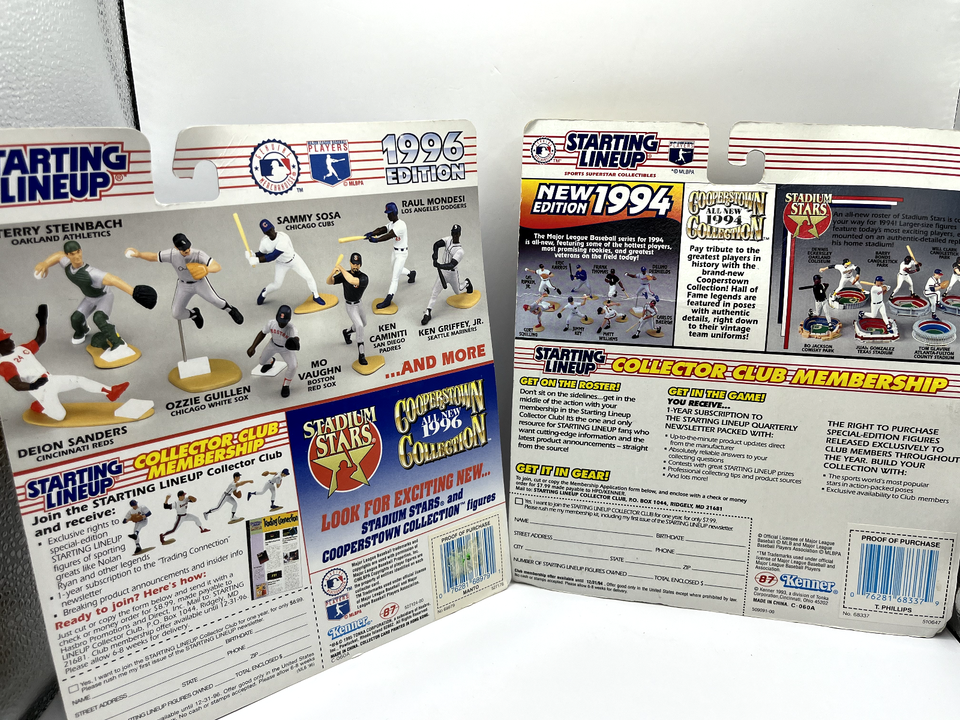 Starting Lineup Baseball Action Figures Detroit Lions Tony Phillips ...