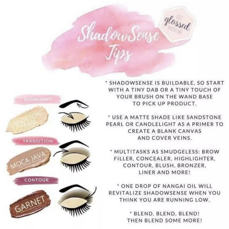 SHADOWSENSE senegence Eye Shadow cream to powder Waterproof Full-Size ...