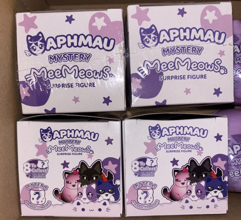 Lot Of 9 Aphmau MeeMeows Mystery items - Clearance - | eBay