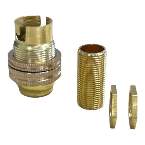 Jeani Brass Lamp Holder Un Switched Bayonet SBC Bulb Holder 1/2 ...