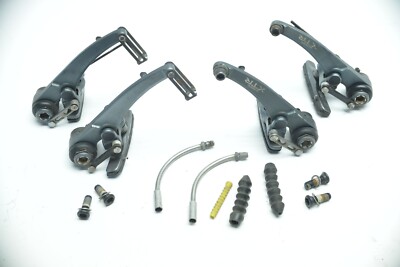 SHIMANO XTR MOUNTAIN BICYCLE PARALLEL PUSH LINEAR V BRAKE SET BR-M950 ...