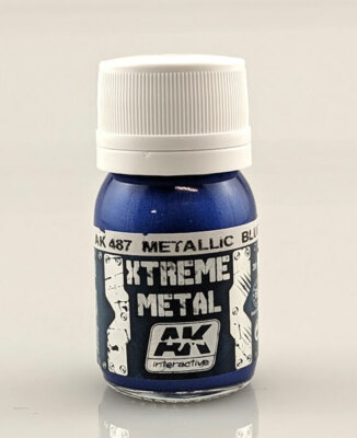 AK Interactive AKI-487 Xtreme Metal Metallic Blue Paint 30ml Bottle | eBay