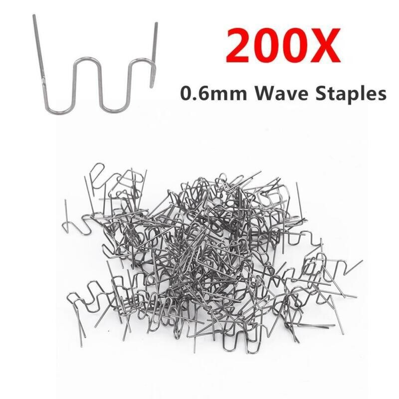 Car Welding Staples Plastic Repair Replacement Set.Supplies Silver ...