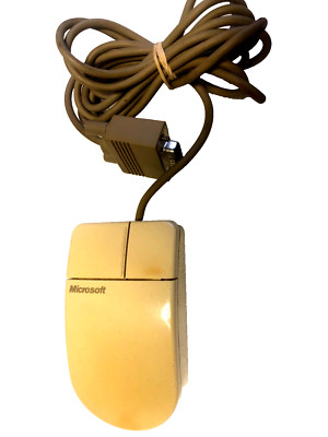 REDUCED TO CLEAR $20 Vintage Microsoft PS/2 Button Mouse DB9 Made in ...