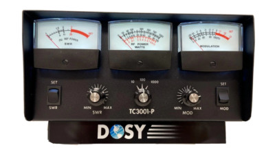 Dosy TC3001-P Inline 3 Window CB or Ham Radio High-Quality SWR/Power ...