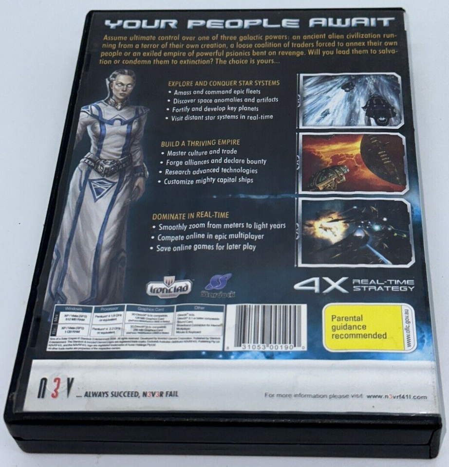 Sins Of A Solar Empire - Includes Poster & Hotkey Card - PC, 2004 ...