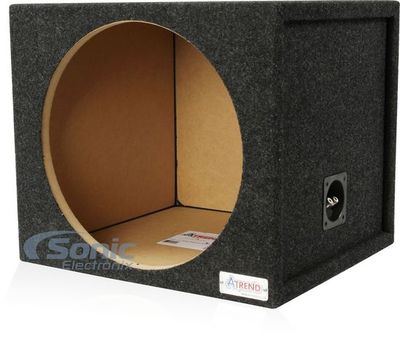 Atrend 15SQ Single 15" Sub Box Pro Series Sealed Subwoofer Enclosure | eBay